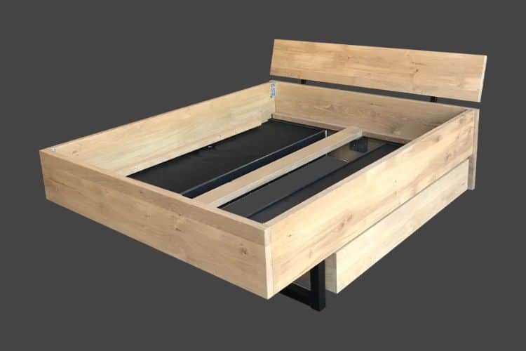 🛠️ Eiken bedden, op maat gemaakt van massief eikenhout - Weij Maatwerk ...